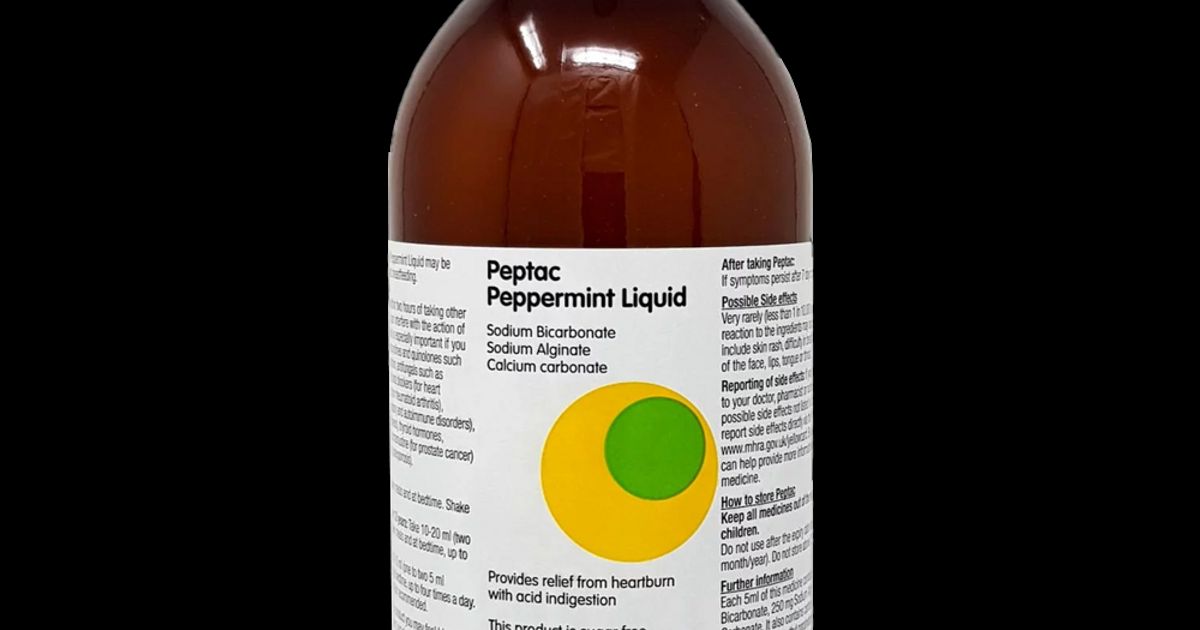 Peptac Antacid Liquid Peppermint 500ml