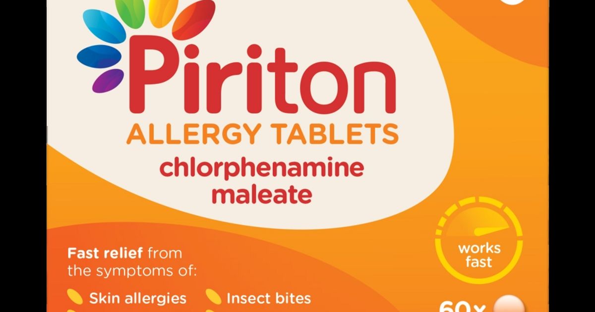 Piriton Allergy Tablets Pack of 60
